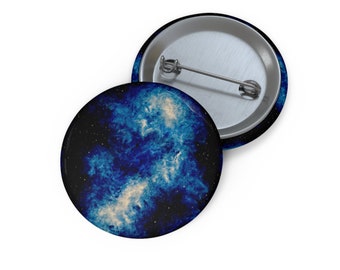 Space Pin Button - Etsy