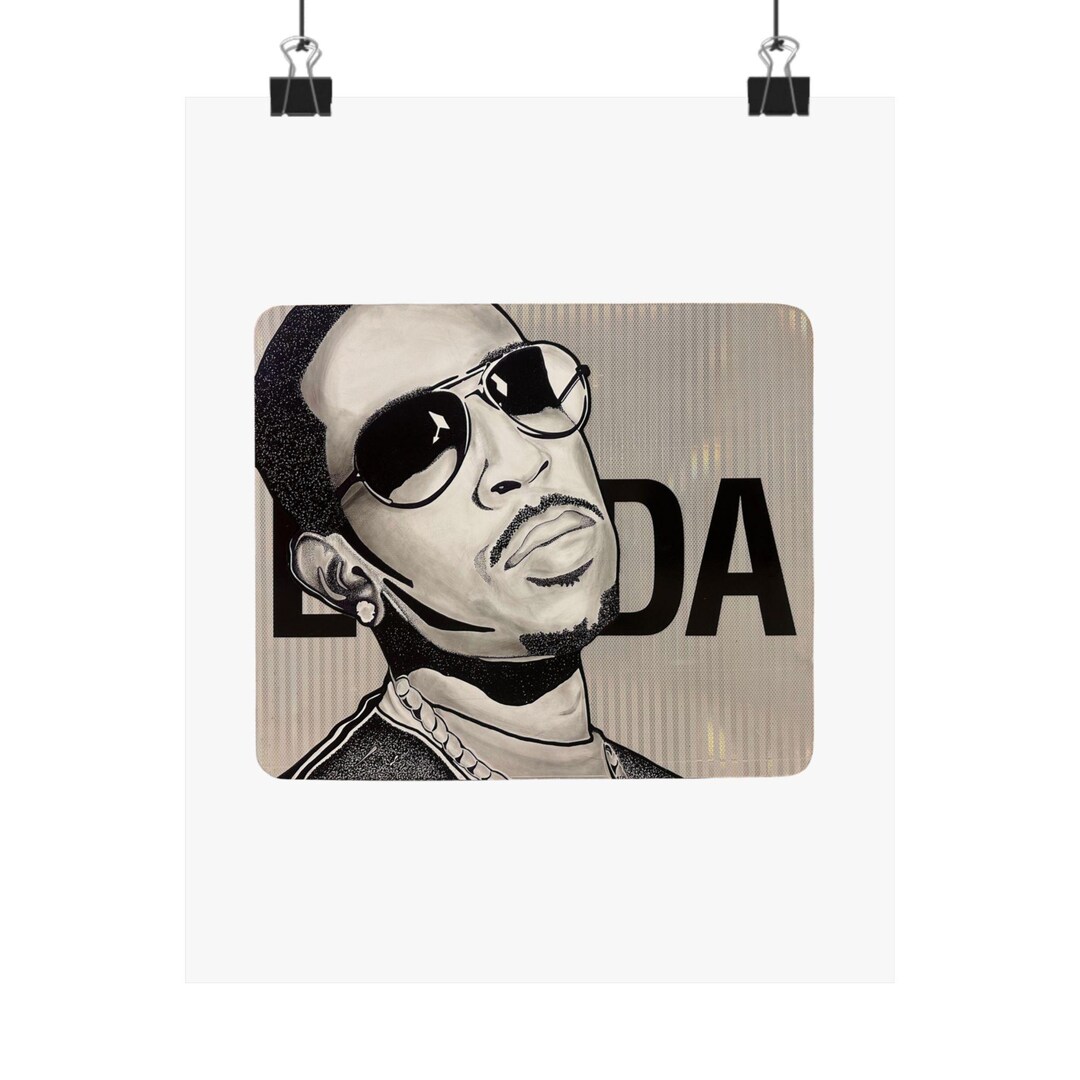 Vertical Poster, Ludacris Music Art Print for Music Lovers, Matte Wall ...