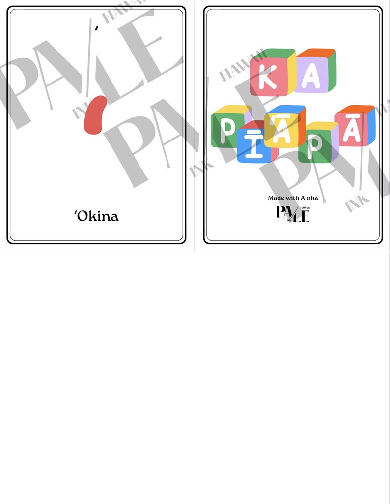 Learn ʻŌlelo Hawaiʻi - Ka Pīʻāpā (alphabet) - Etsy