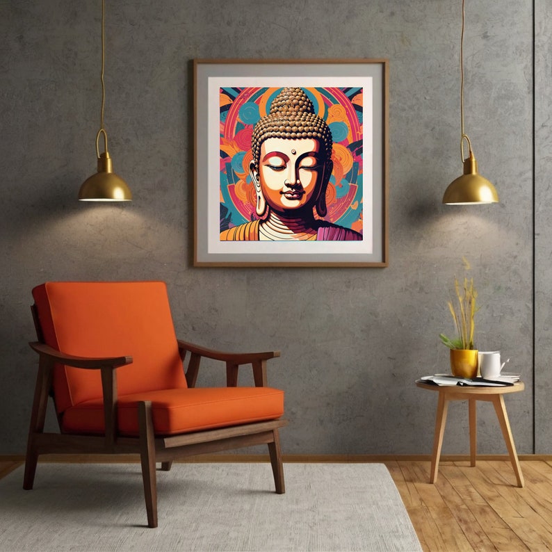 Lord Buddha, Buddha Wall Frame, Digital Download, Instant Download Art ...