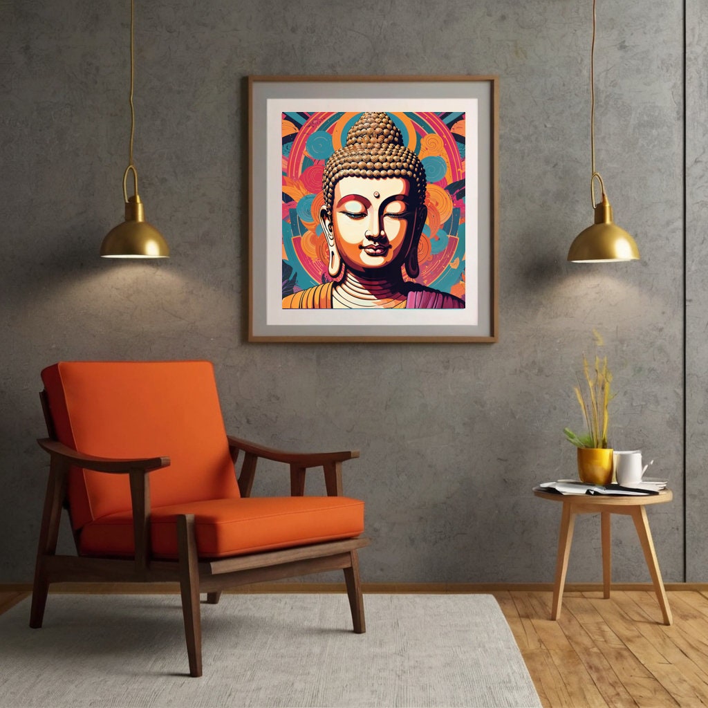 Lord Buddha, Buddha Wall Frame, Digital Download, Instant Download Art ...