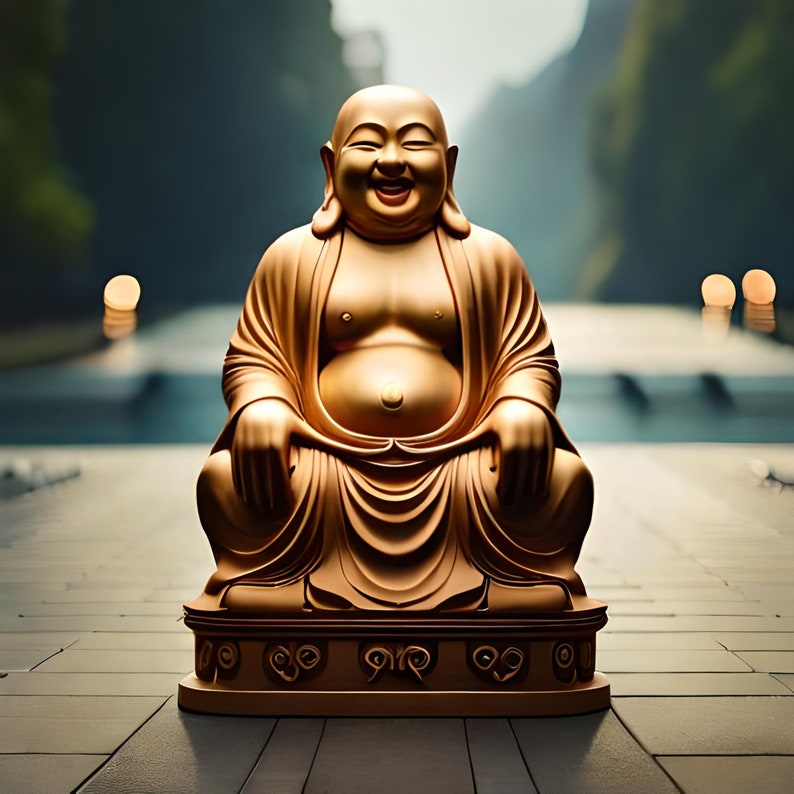 Laughing Buddha, Laughing Buddha Statue, Digital Download, Instant ...