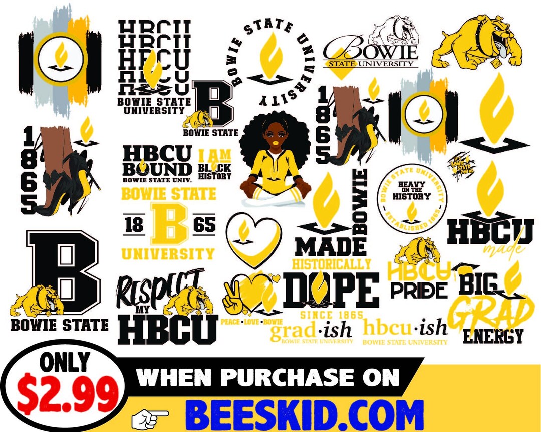 Bowie State University Svg Hbcu Svg Hbcu Teams Svg Hbcu - Etsy