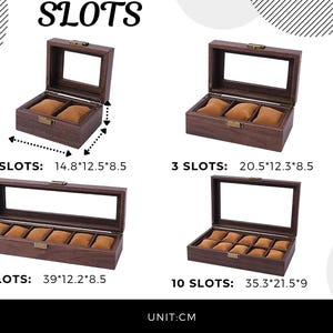 Custom Father's Day Gift,personalized Watch Storage,watch Case ...