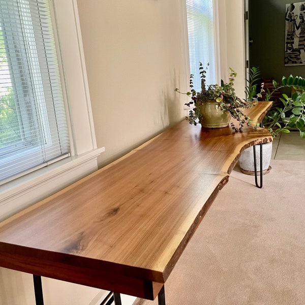 Walnut Sofa Table - Etsy