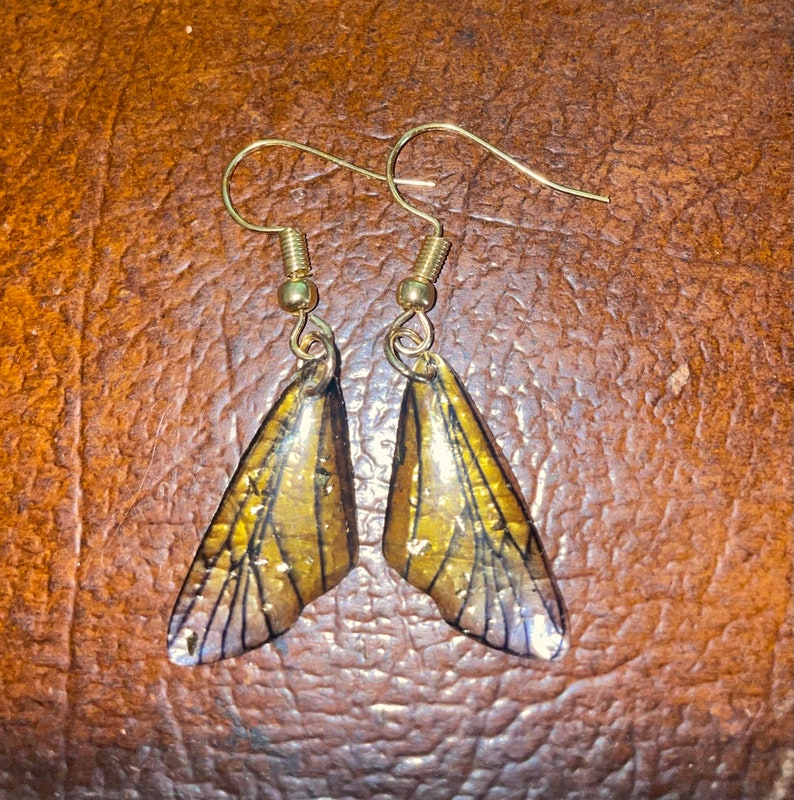 Butterfly Wing Earrings - Etsy