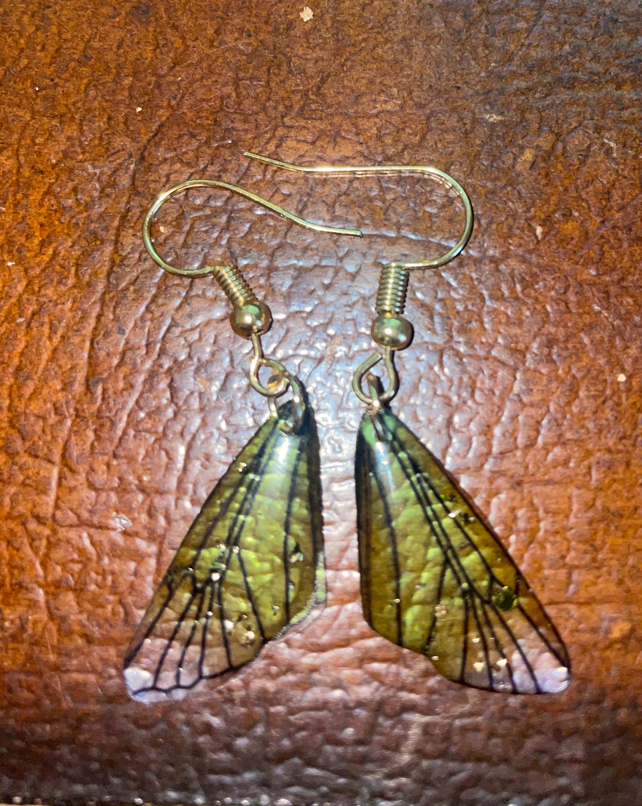 Butterfly Wing Earrings - Etsy