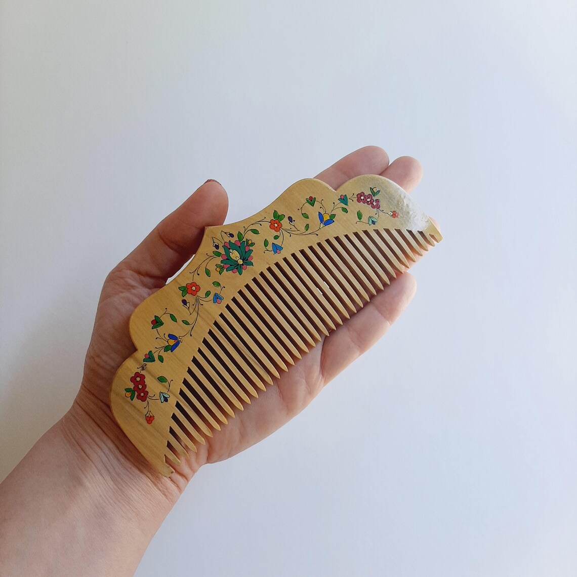 Handmade Wooden Comb - Etsy