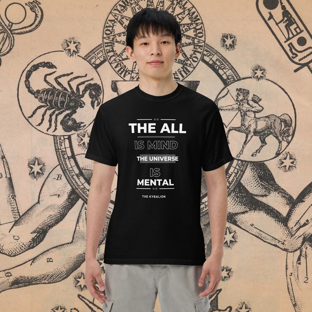 ADD Hermetic Wisdom T-shirt | 'the Universe is Mental' Esoteric Tee for ...
