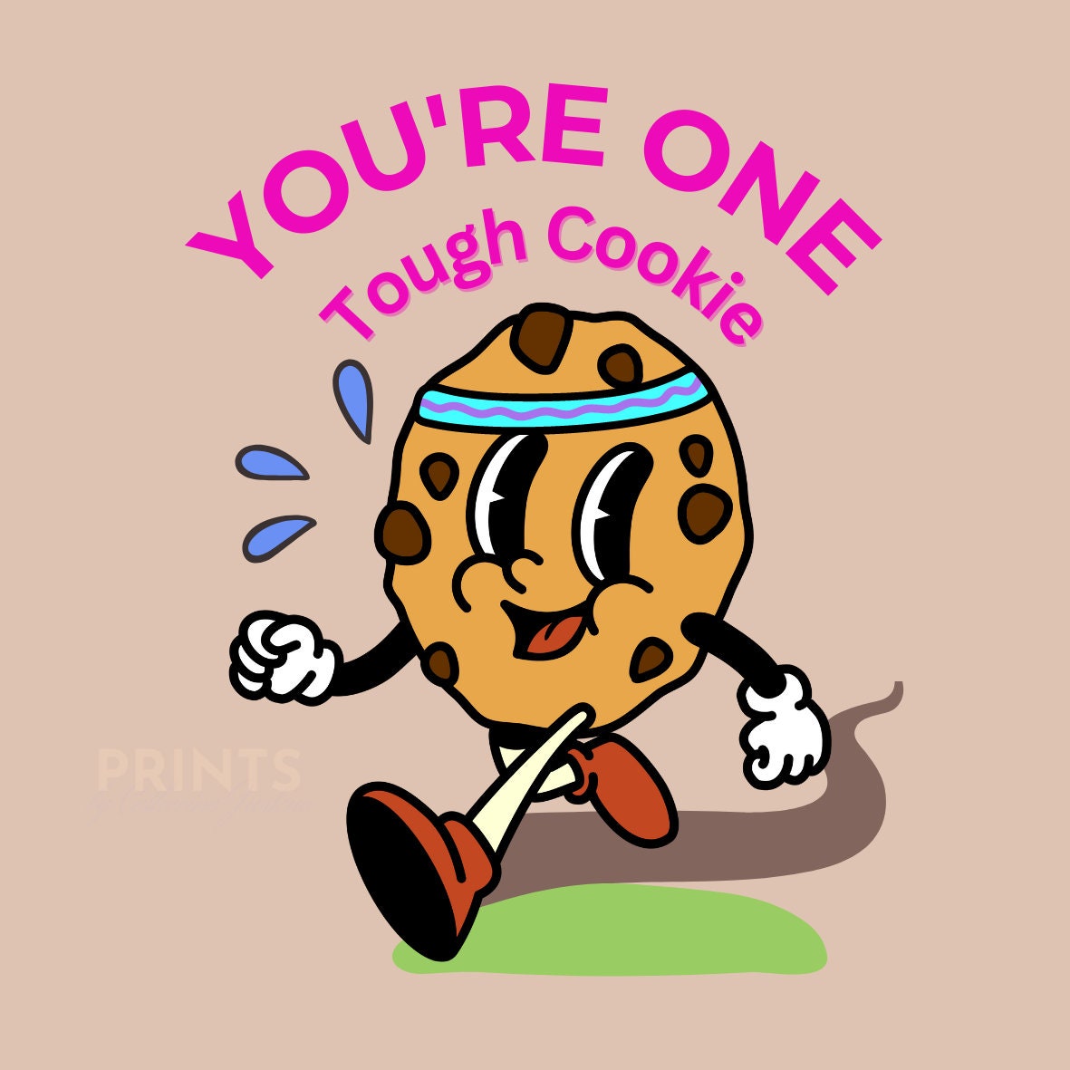 You're One Tough Cookie Digital Sticker Template, Personalized Digital ...