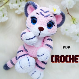 Tiger Crochet Pattern PDF English Plush Tiger Crochet Pattern , Crochet ...