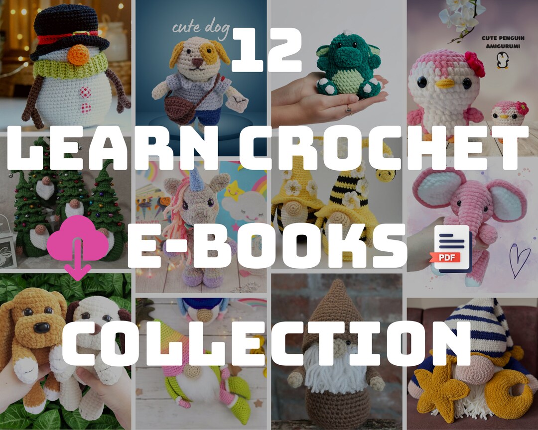 Bundle 12 PDF Files Amigurumi Doll Pattern Crochet,animal Bundle ...