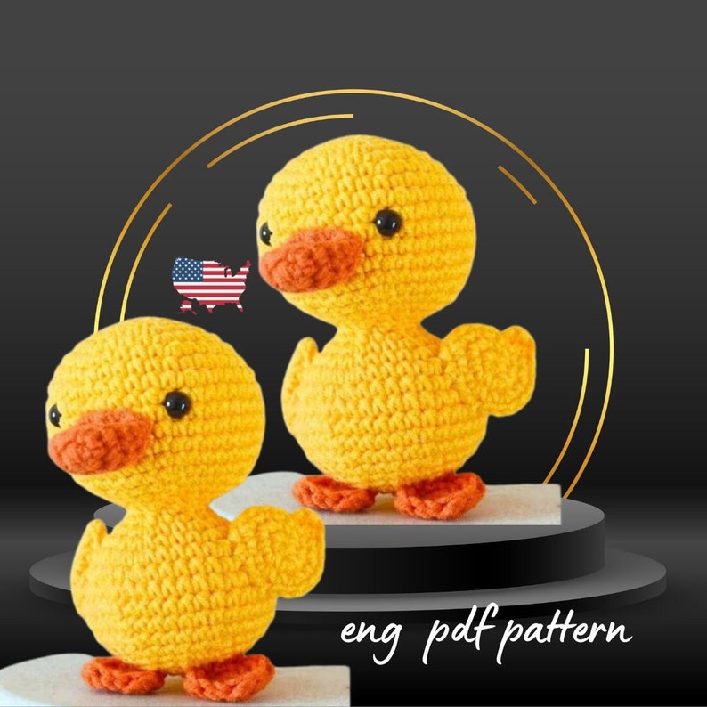 Duck Crochet Pattern, Rooster Crochet Pattern,crochet Pattern Duckling, Amigurumi, Duck Pattern ...