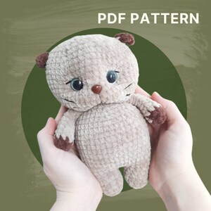 Crochet Amigurumi Pattern Little Kitten and Solid Colored Cat 2 in 1 ...