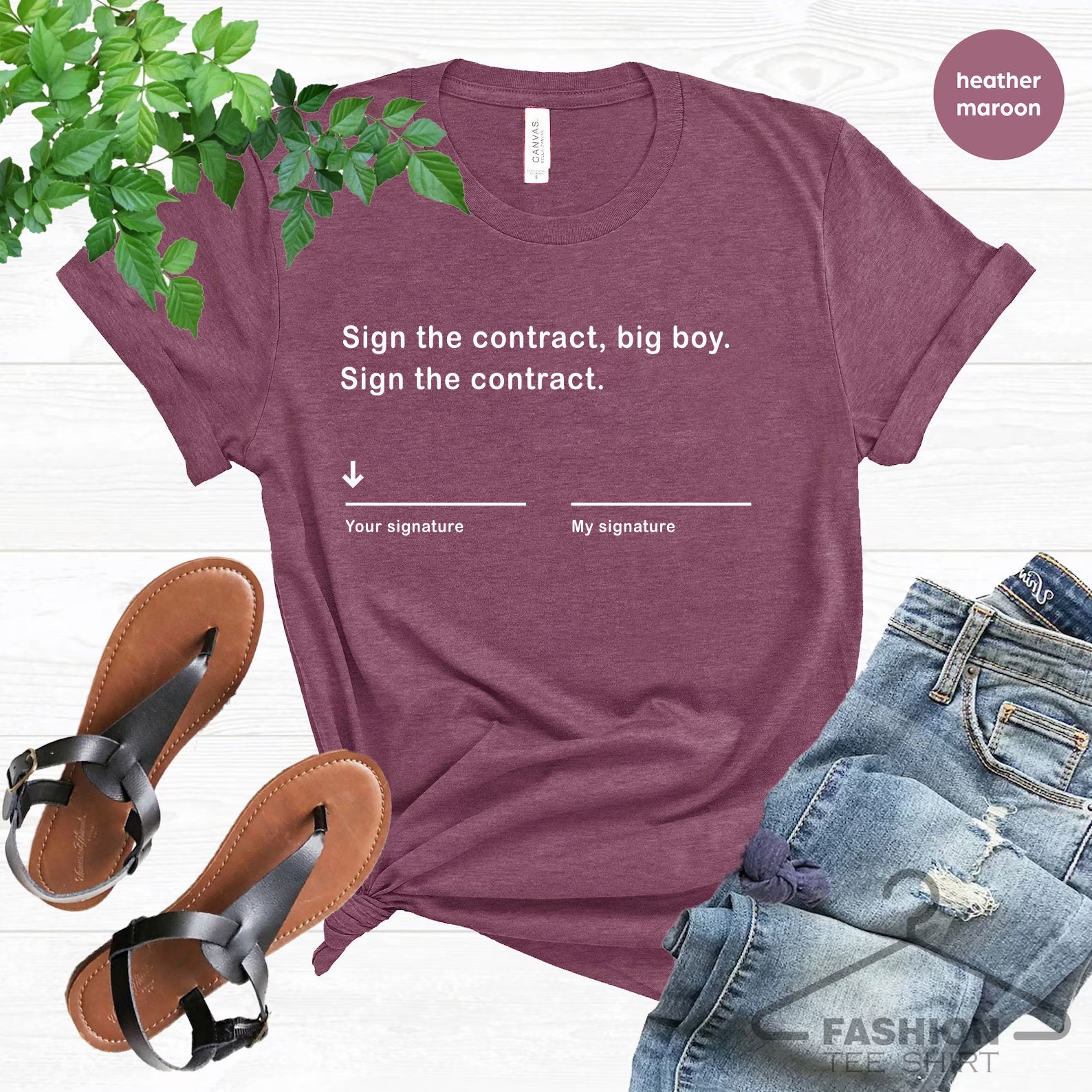 Sign the Contract Big Boy Sign the Contact Shirt Sign the Contract ...