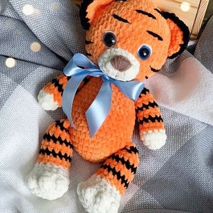 Tiger Crochet Pattern PDF English Plush Tiger Crochet Pattern , Crochet ...