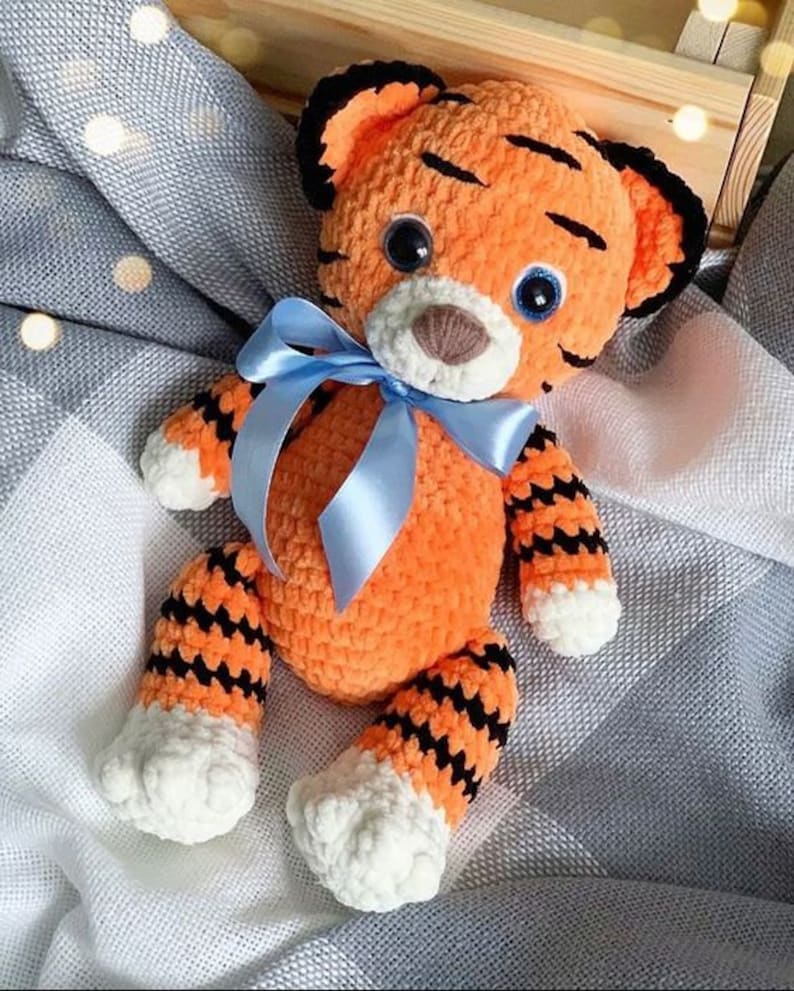 Tiger Crochet Pattern PDF English Plush Tiger Crochet Pattern , Crochet ...