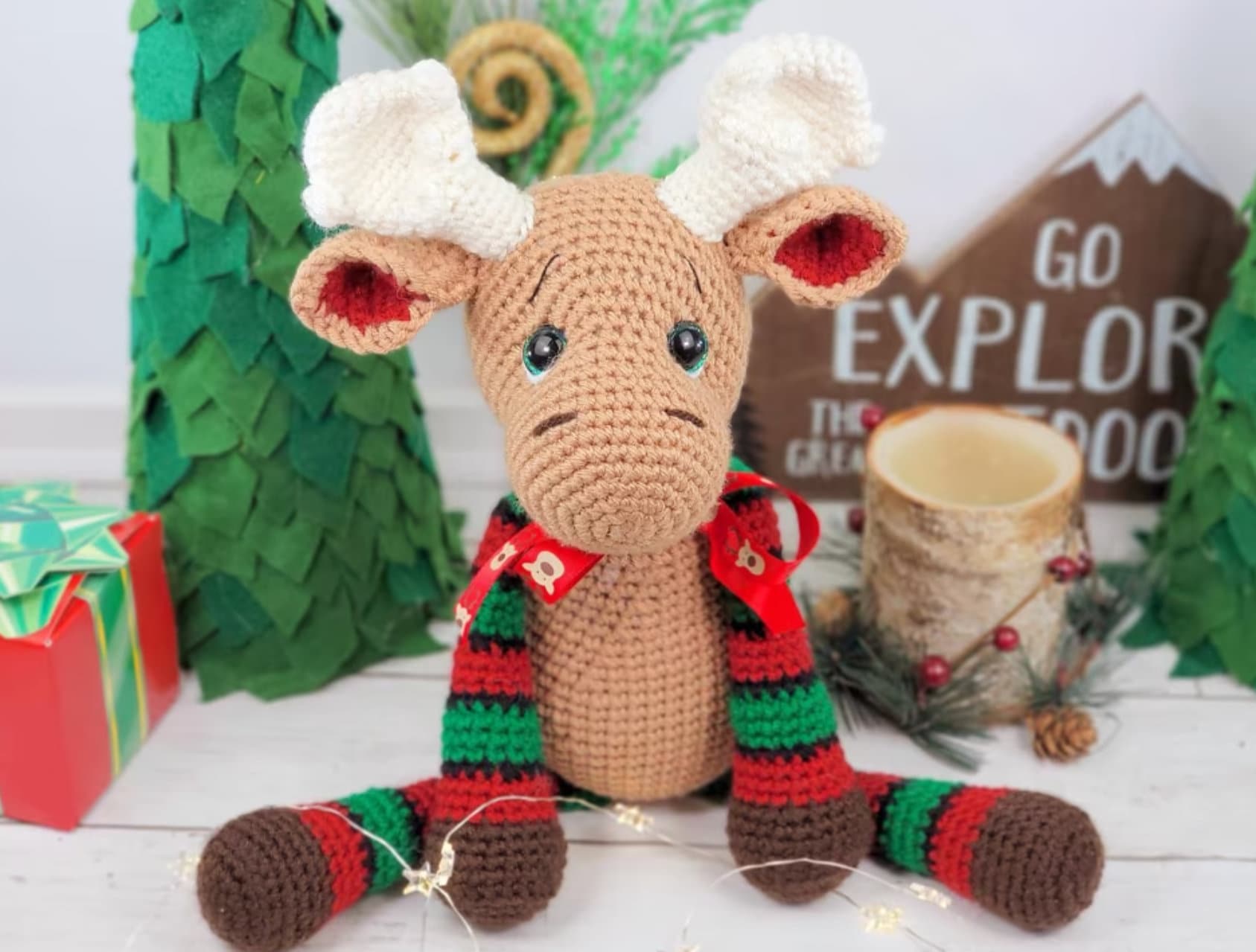 The Moose Crochet PDF Pattern ONLY, Amigurumi Moose, Handmade Moose ...