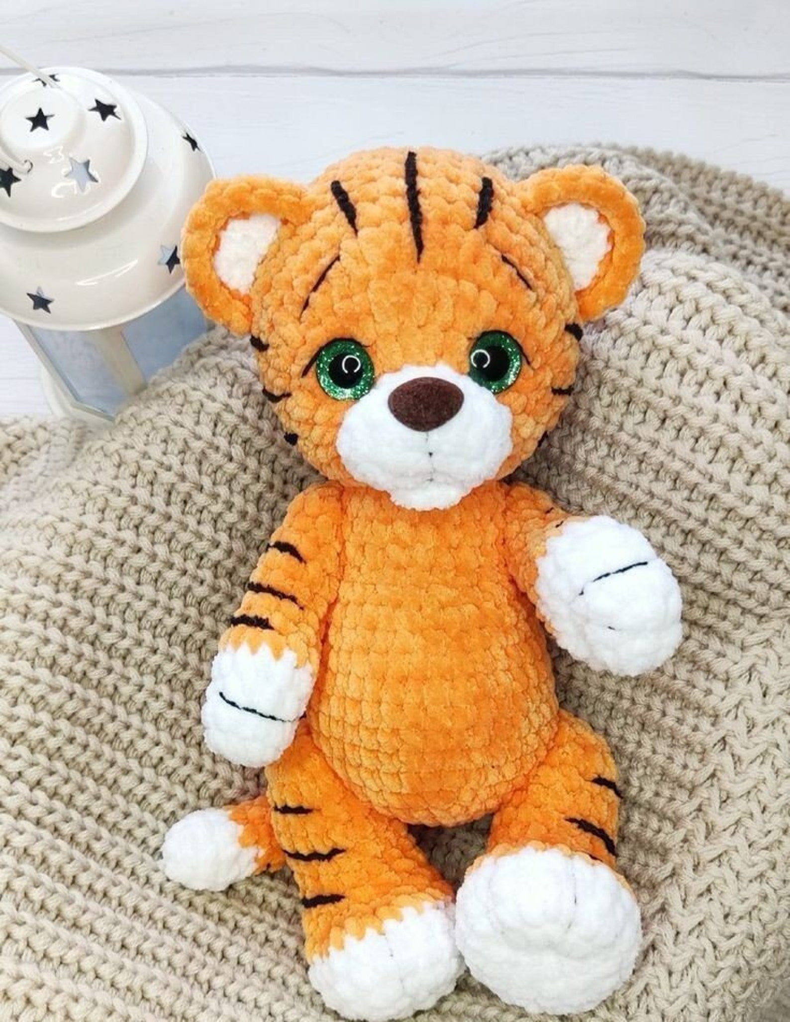 Tiger Crochet Pattern PDF English Plush Tiger Crochet Pattern , Crochet ...