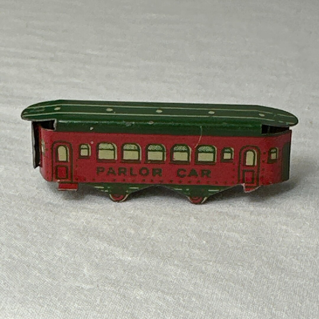 Rare 1930s Tin Train Parlor Car Cracker Jack Prize - Etsy