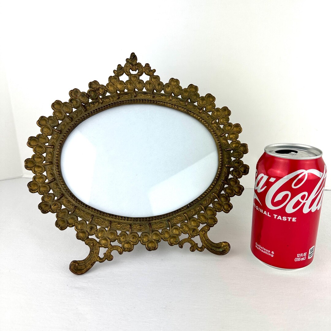 Victorian Cast Iron Picture Frame With Gilt Finish - Etsy