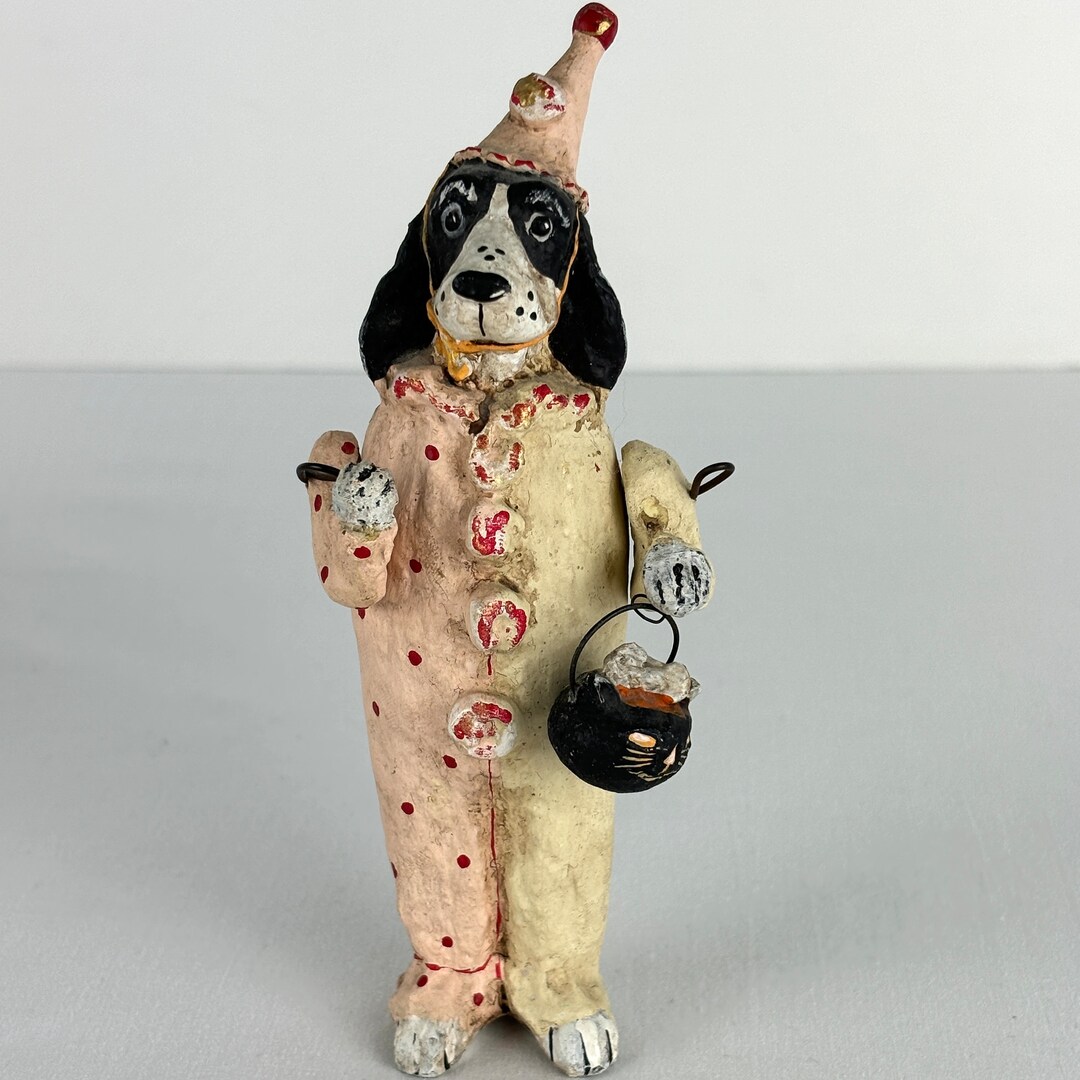 Retired Vintage Debbee Thibault Halloween Dog - Etsy