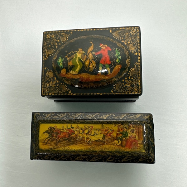 Russian Lacquer Box - Etsy