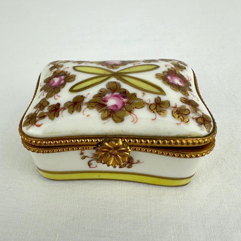 Limoge Trinket Box - Etsy