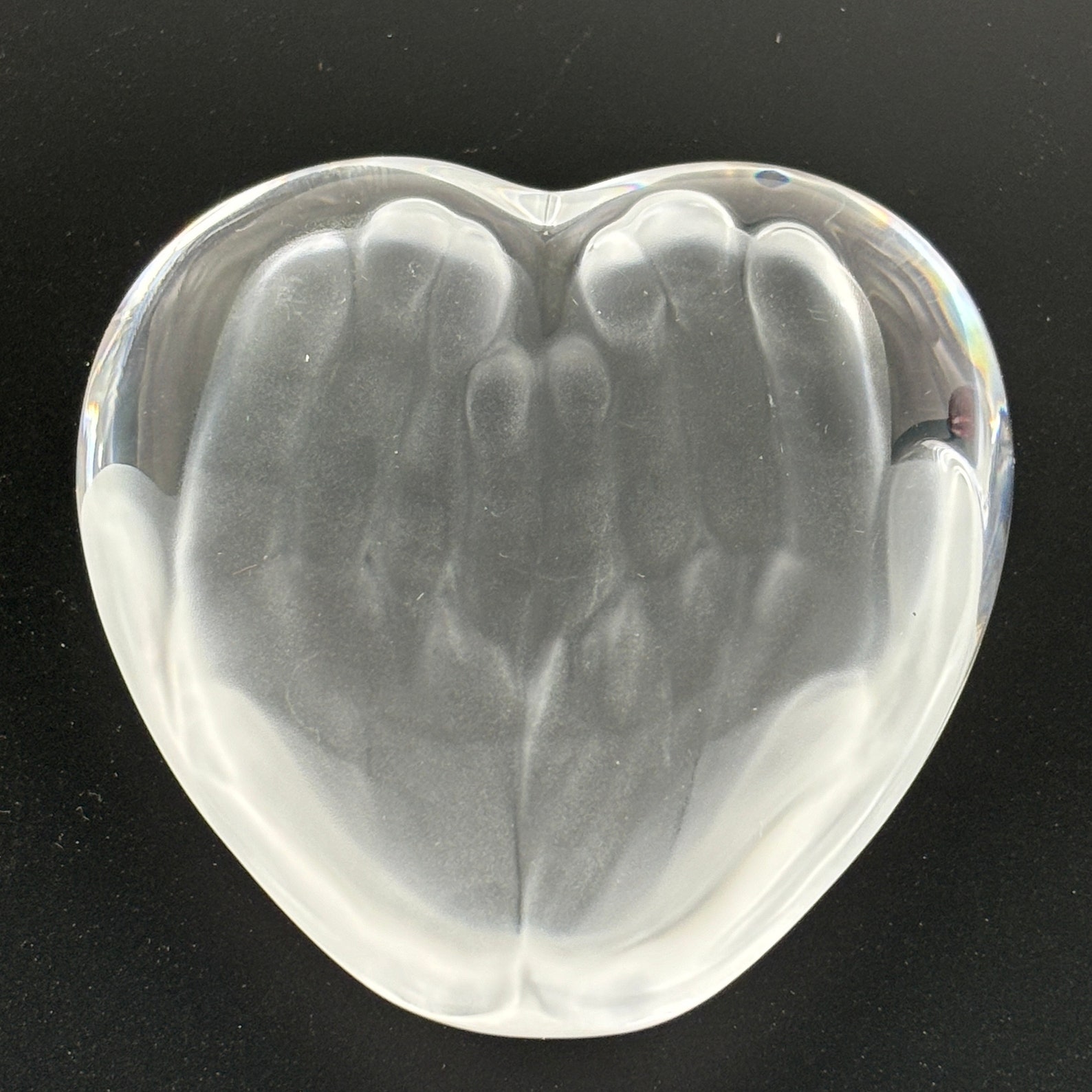 Vintage Crystal Daum France Paperweight - Etsy