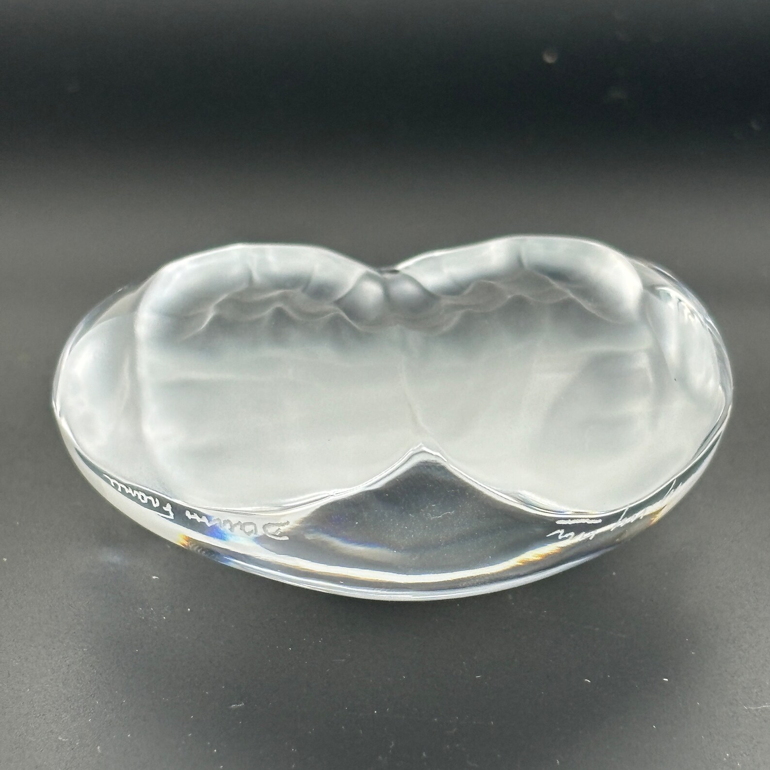 Vintage Crystal Daum France Paperweight - Etsy