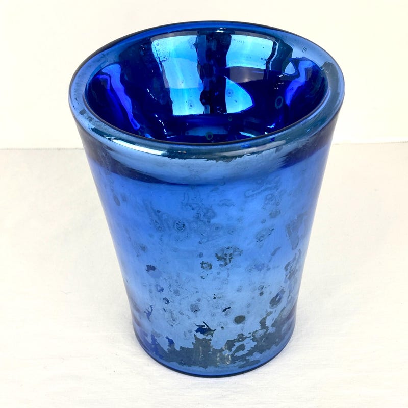 Mercury Glass Vase - Etsy