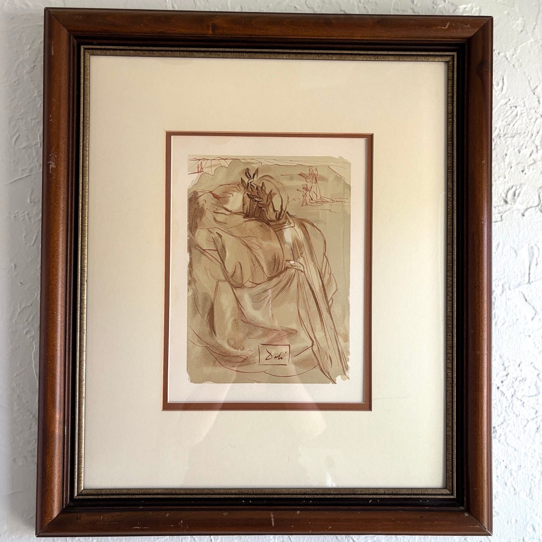 Salvador Dali Woodcut announcement of the Great Event 1960 - Etsy