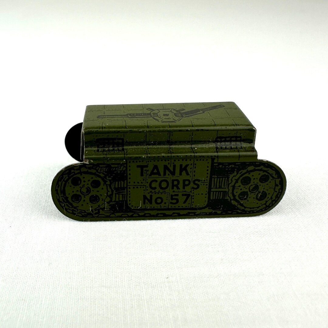 1940s Tin Cracker Jack Prize Tank Corps No 57 - Etsy