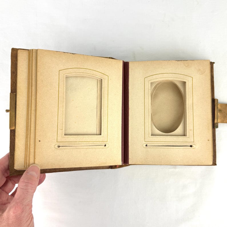 Victorian Embossed Leather CDV Photo Album - Etsy
