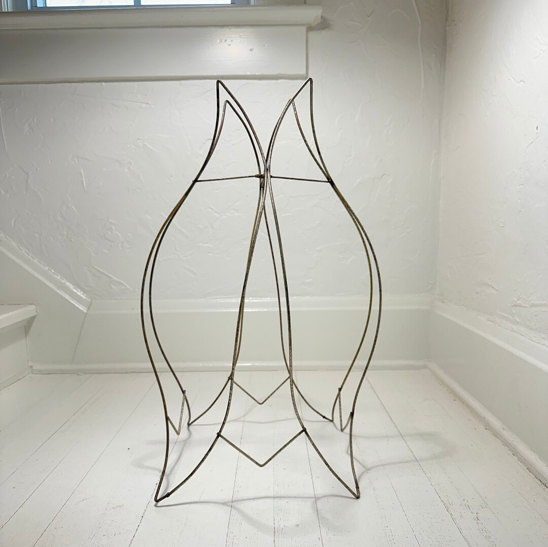 Large Antique Victorian Lamp Shade Wire Frame - Etsy