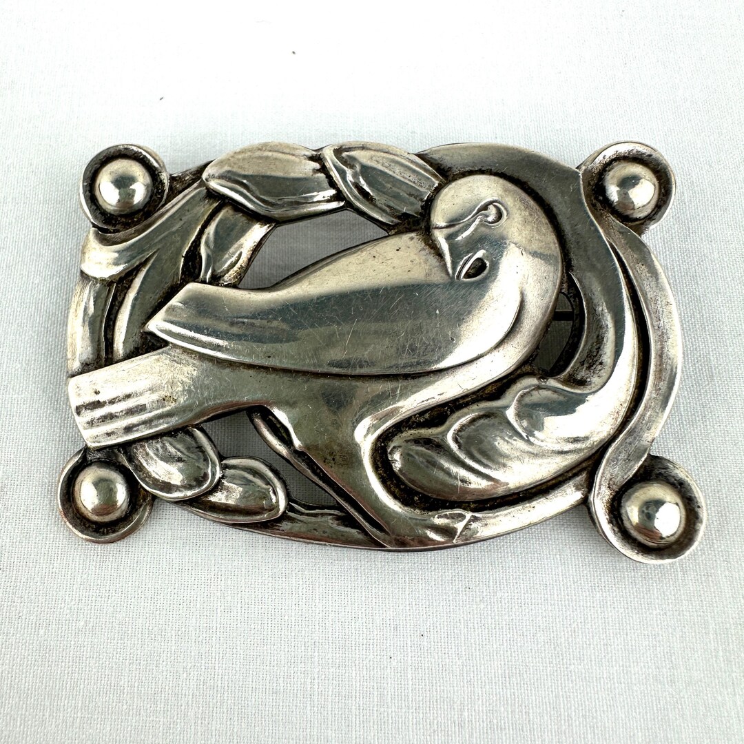 Vintage Coro Sterling Dove Brooch Georg Jensen Design - Etsy