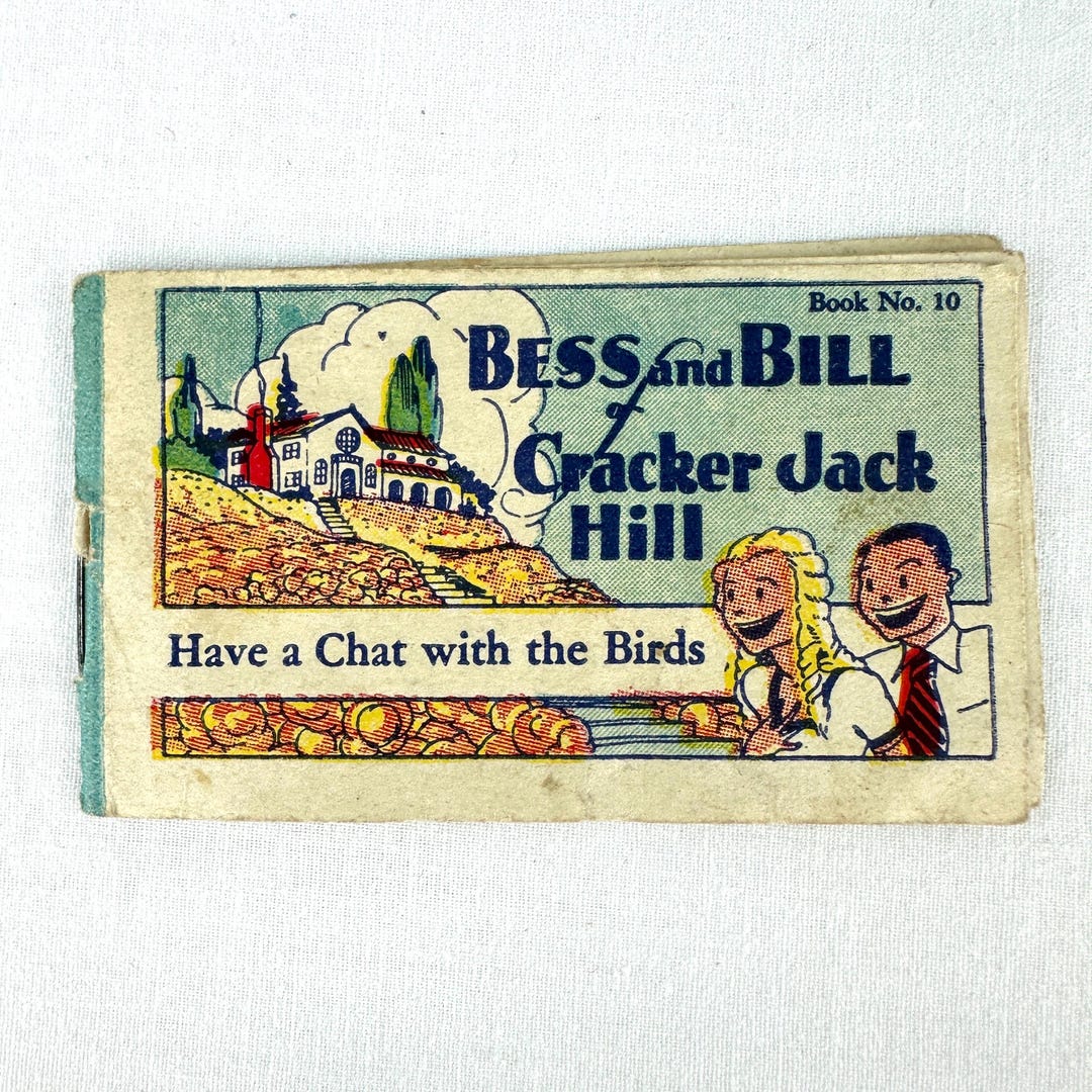 1930's Cracker Jack Bess and Bill Comic Book No 10 - Etsy