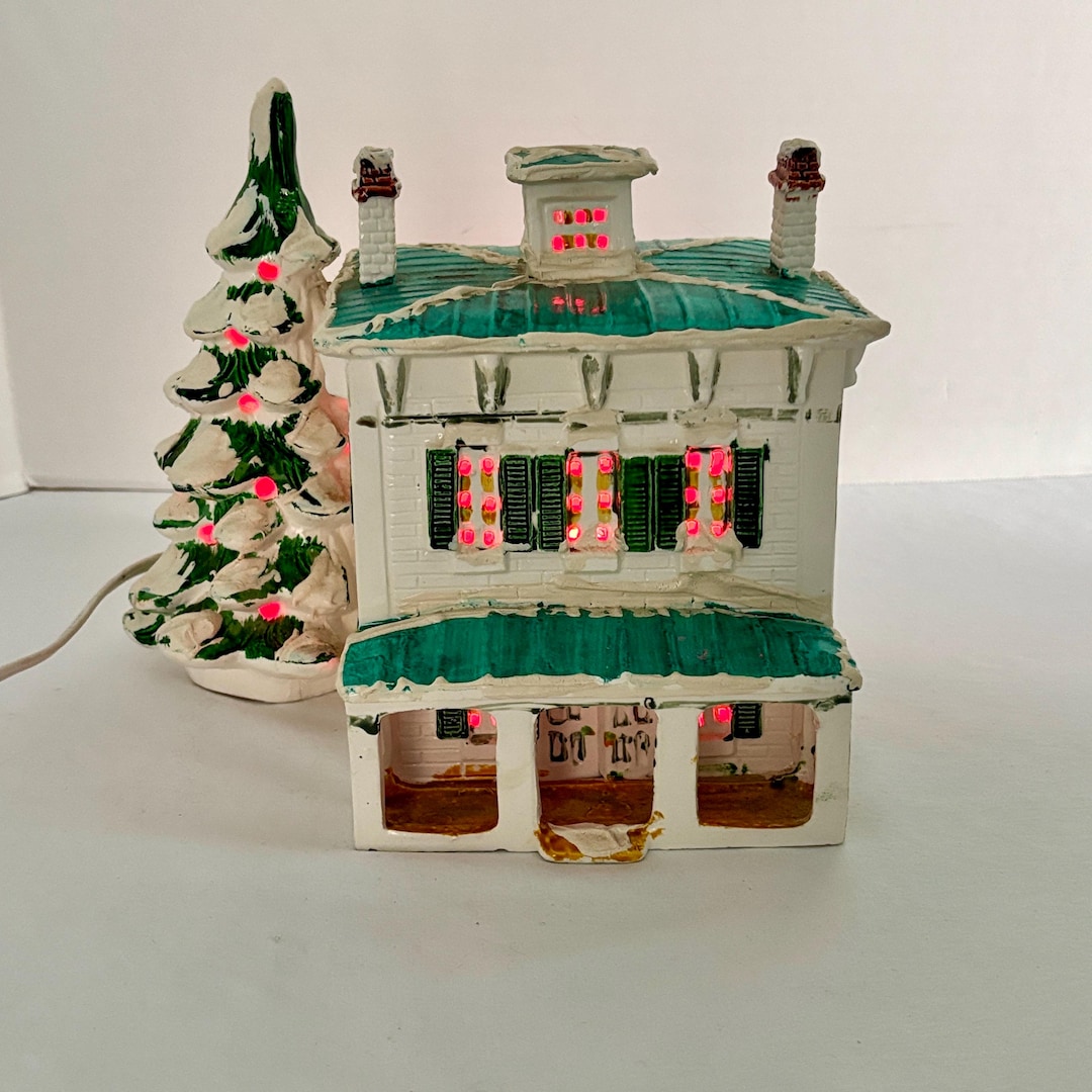 Vintage Retired Dept 56 Snow Village Mansion - Etsy