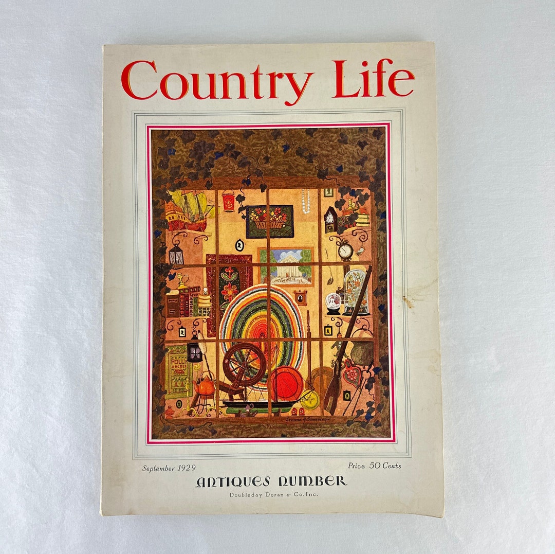 Vintage Country Life Magazine Fall 1929 - Etsy
