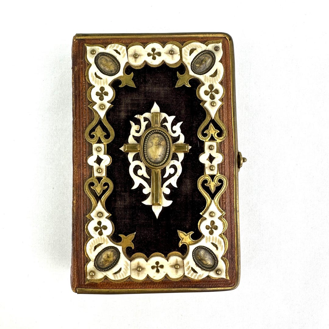 Antique Czech Prayer Book With Bone and Celluloid Details - Etsy