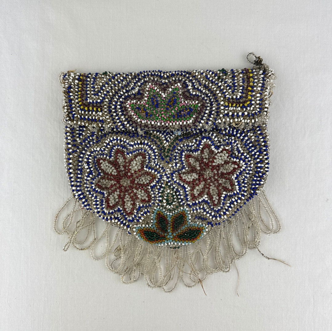 Antique Native American Beaded Purse - Etsy