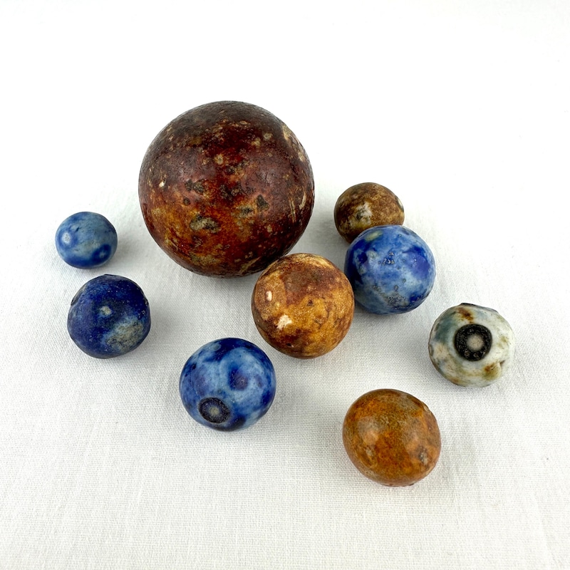 Antique Marbles - Etsy