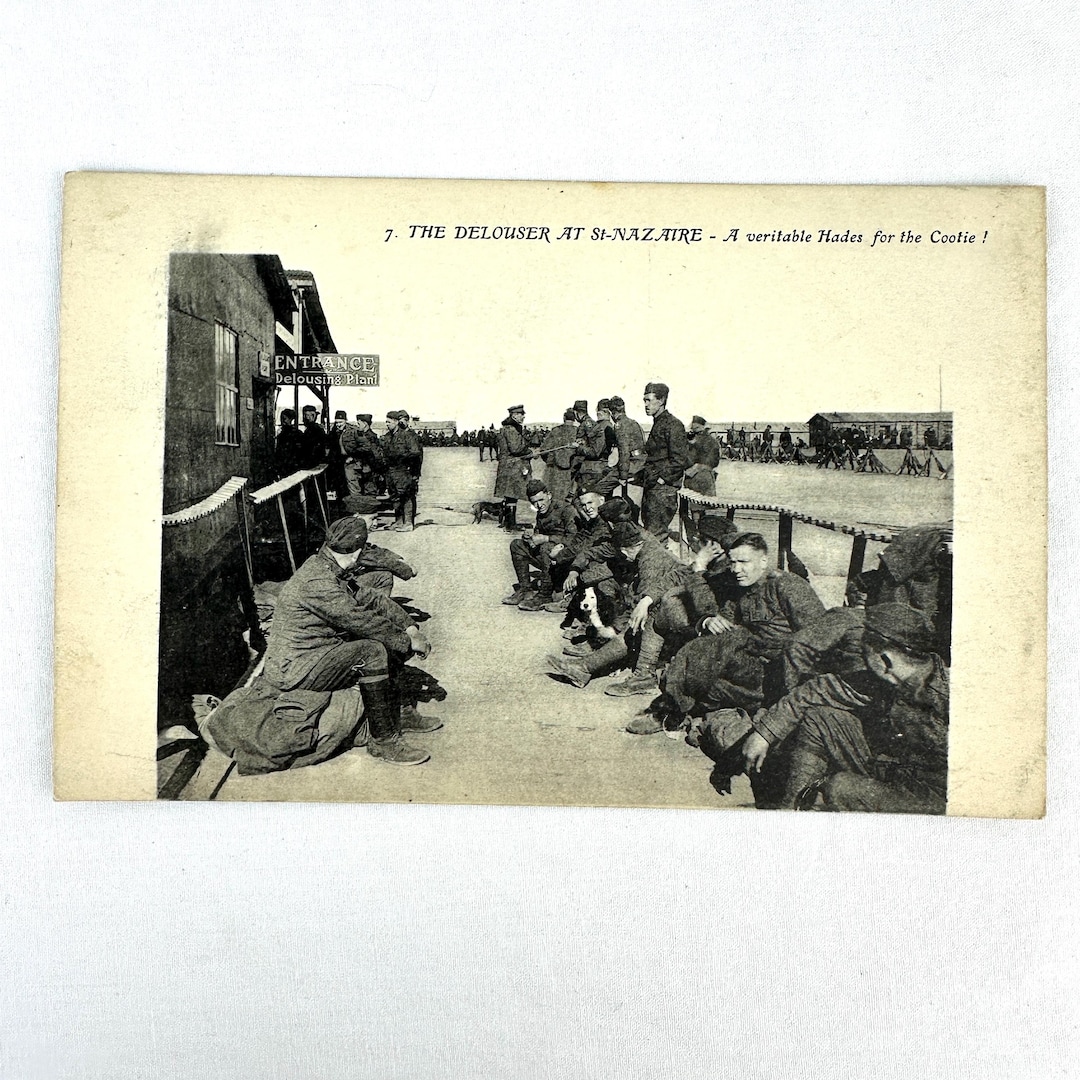 WWI Picture Postcard Delousing Plant at St Nazaire France Unposted - Etsy