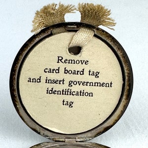 WWI Silver Military Locket With Photo - Etsy