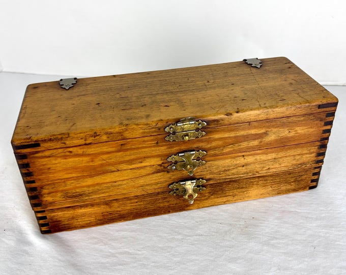 Antique/vintage Russell Jennings Wood Auger Box - Etsy