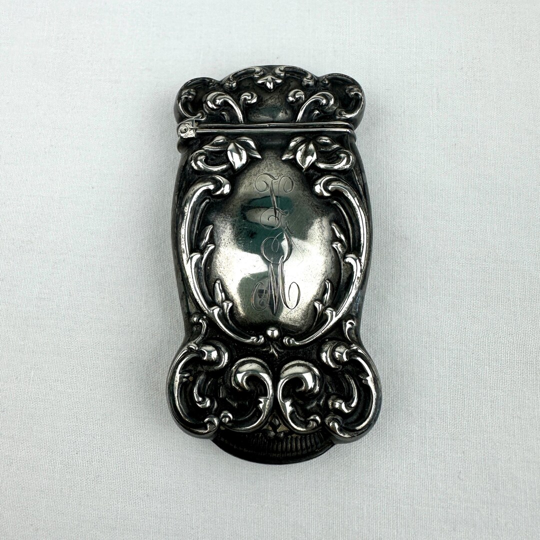 Victorian Sterling Silver Match Safe - Etsy