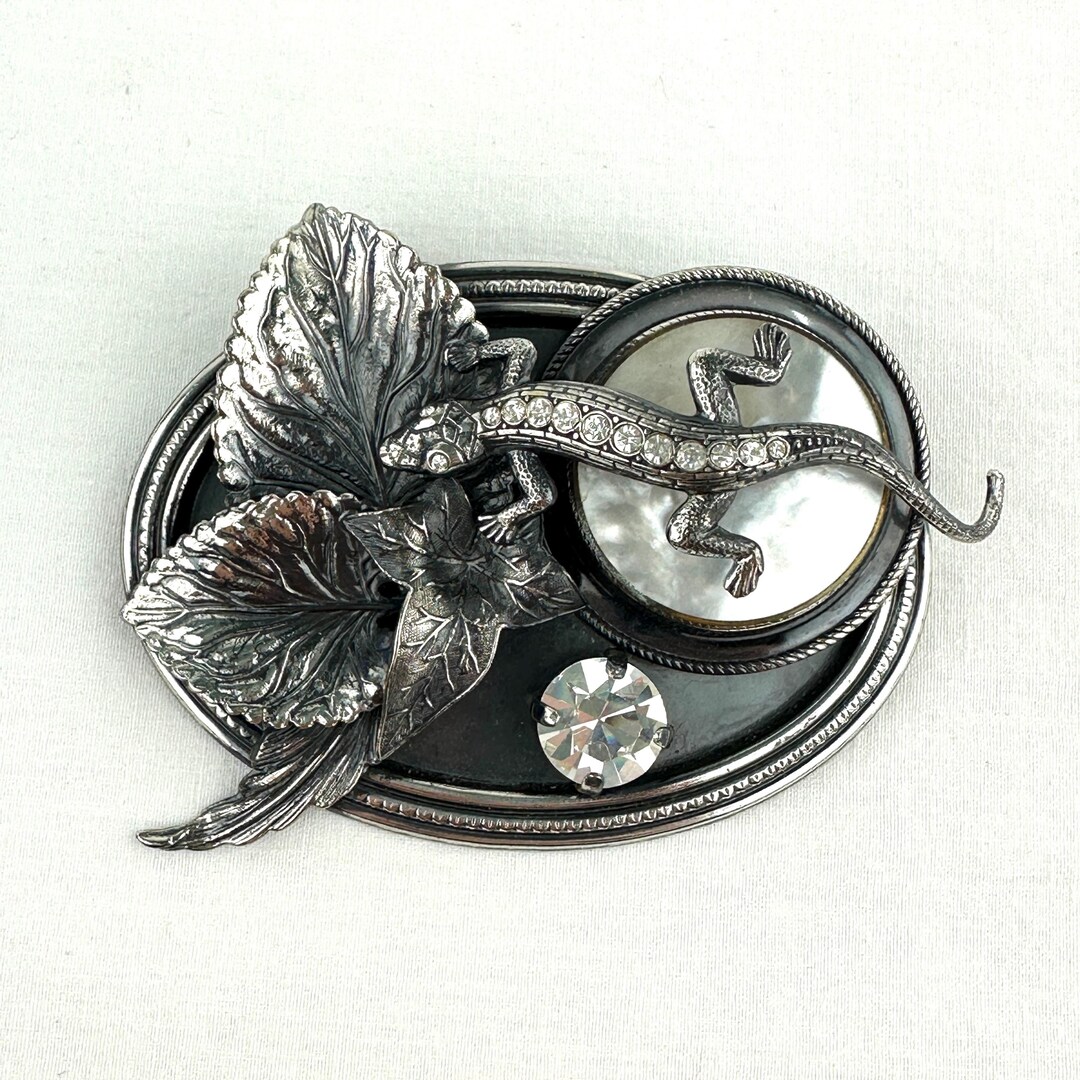 Vintage Ermani Bulatti Art Nouveau Brooch - Etsy