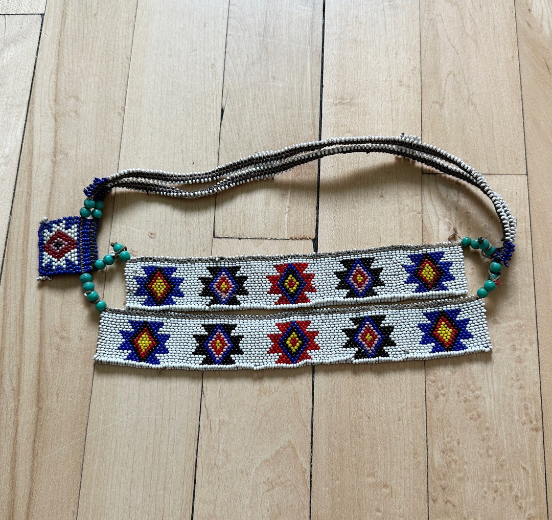 Zulu Vintage Beaded Tribal Headband - Etsy