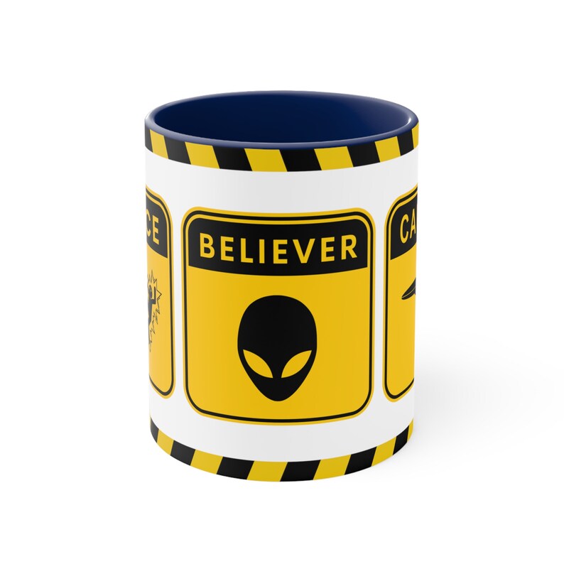 Alien Invasion Alert: Unique UFO Design Coffee Mug With - Etsy