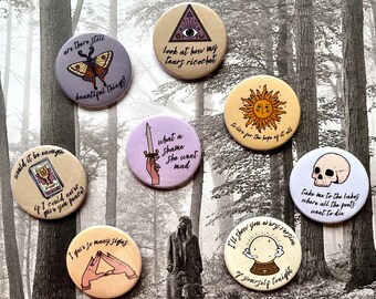 Reputation Era Buttons Set of 8 Pins - Etsy